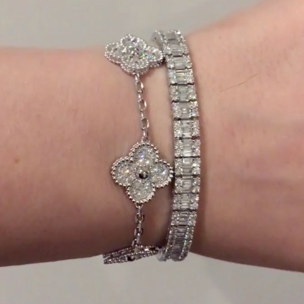 VCA Inspiration Vintage Alhambra Clover Bracelet – Virtuosa Jewellery